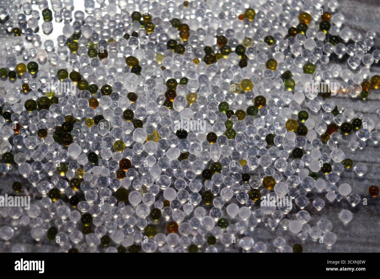 Silica gel, a porous, amorphous form of silicon dioxide SiO2 used as a ...