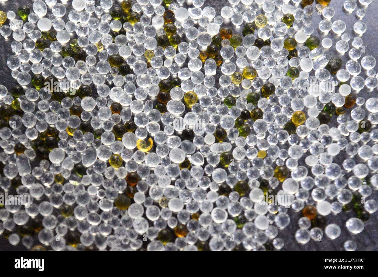 Silica gel, a porous, amorphous form of silicon dioxide SiO2 used as a ...