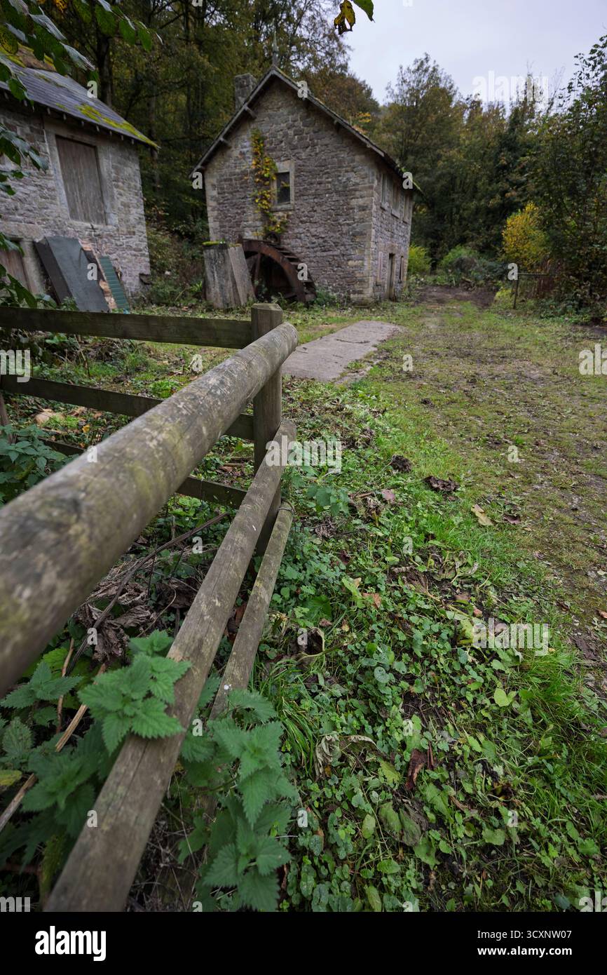 Ashford bobbin mill is a preserved 19th century water mill by the river ...