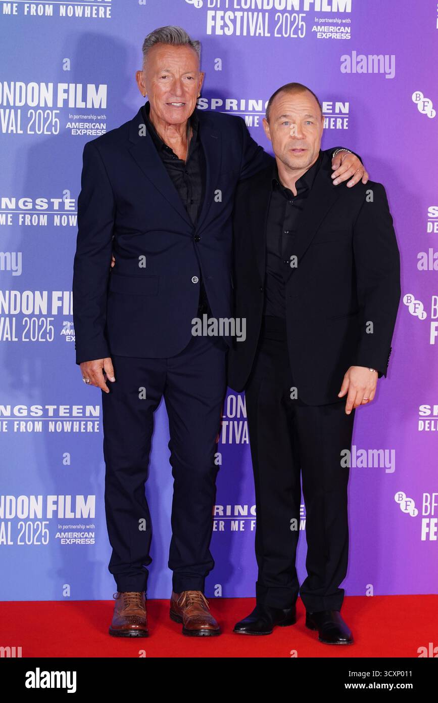 Bruce Springsteen and Stephen Graham attending the screening of ...