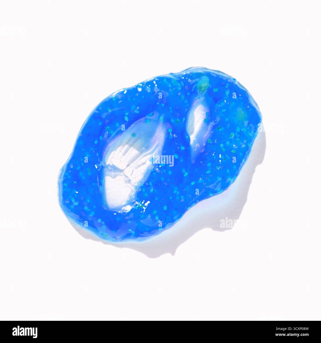 Blue white irregular organic Cut Out Stock Images & Pictures - Alamy