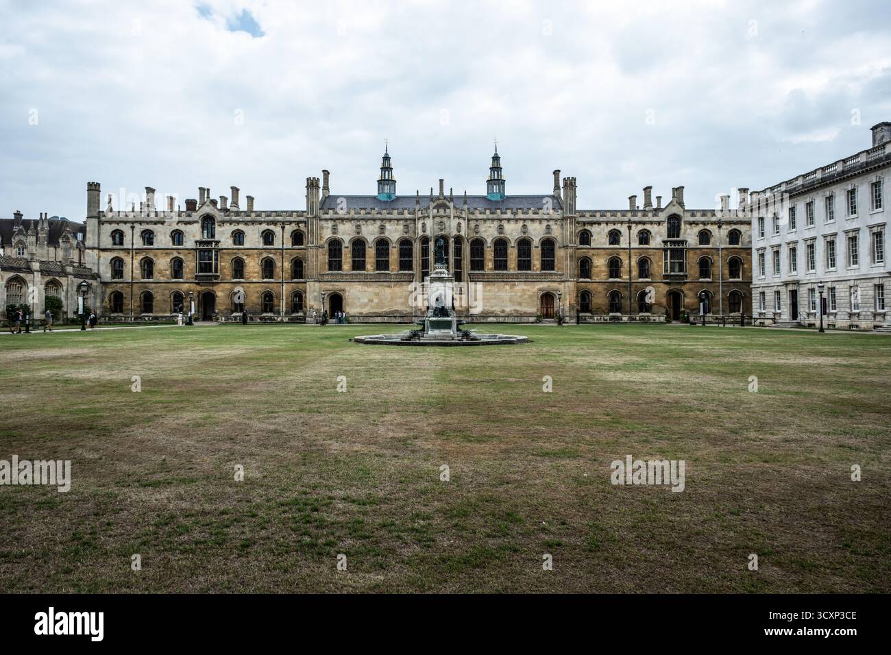 King’s College Front Court and Chapel Entrance, Cambridge Stock Photo ...