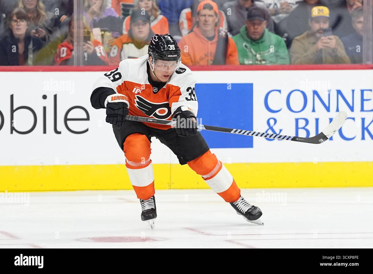 Philadelphia Flyers' Matvei Michkov during the second period of an NHL ...