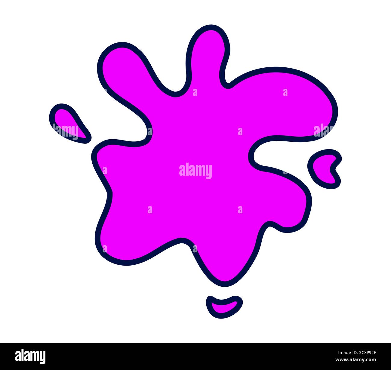 Vibrant pink background dynamic white Cut Out Stock Images & Pictures ...