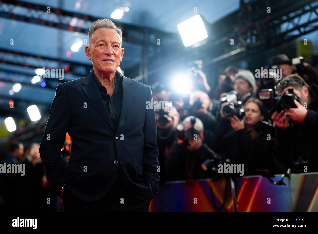 Bruce Springsteen poses for photographers upon arrival at the premiere ...