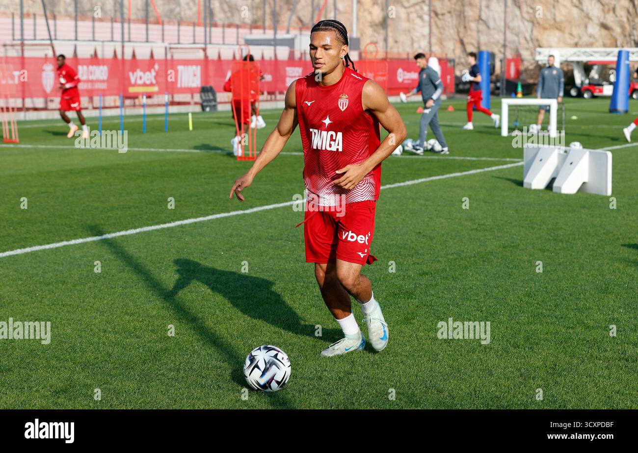 La Turbie, France - October 14, 2025: AS Monaco Football Club team ...