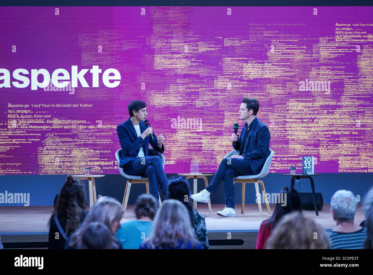 FRANKFURT AM MAIN, Germany. October 15th, 2025. Jo Schück and Bijan ...