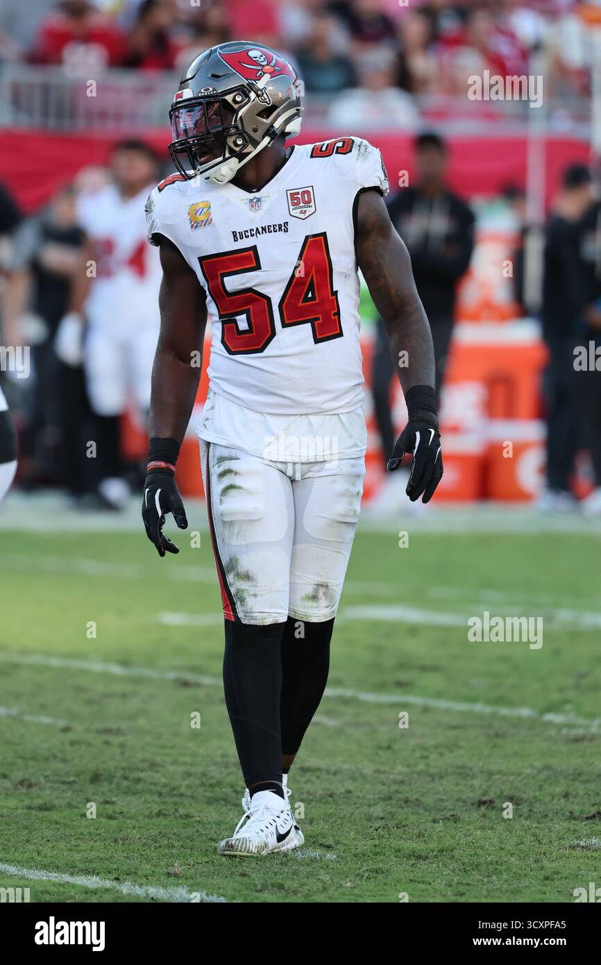 Tampa Bay Buccaneers outside linebacker Lavonte David (54) lines up ...