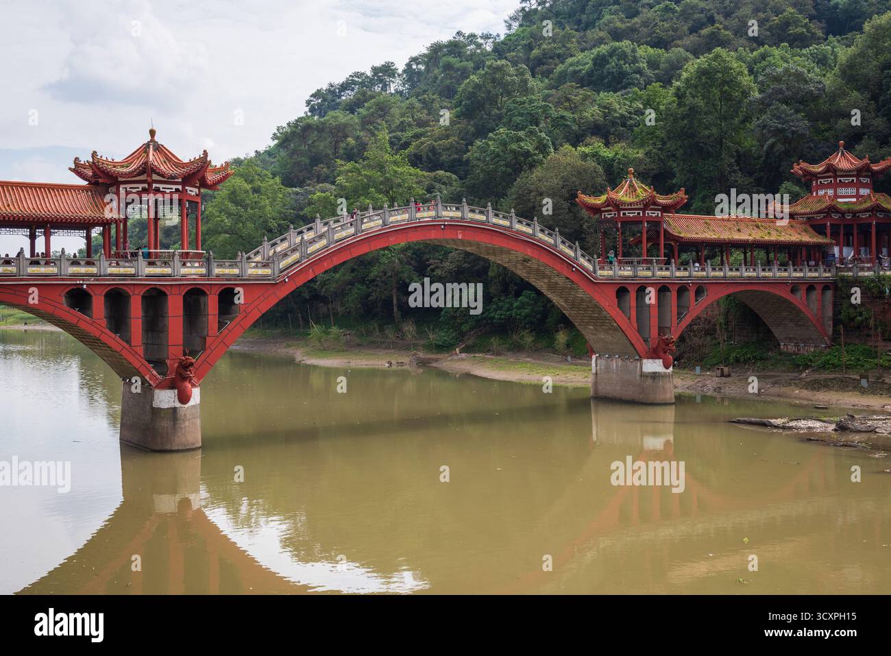 Beautiful Leshan Bridge in Mount Emei Scenic Area, a UNESCO World ...
