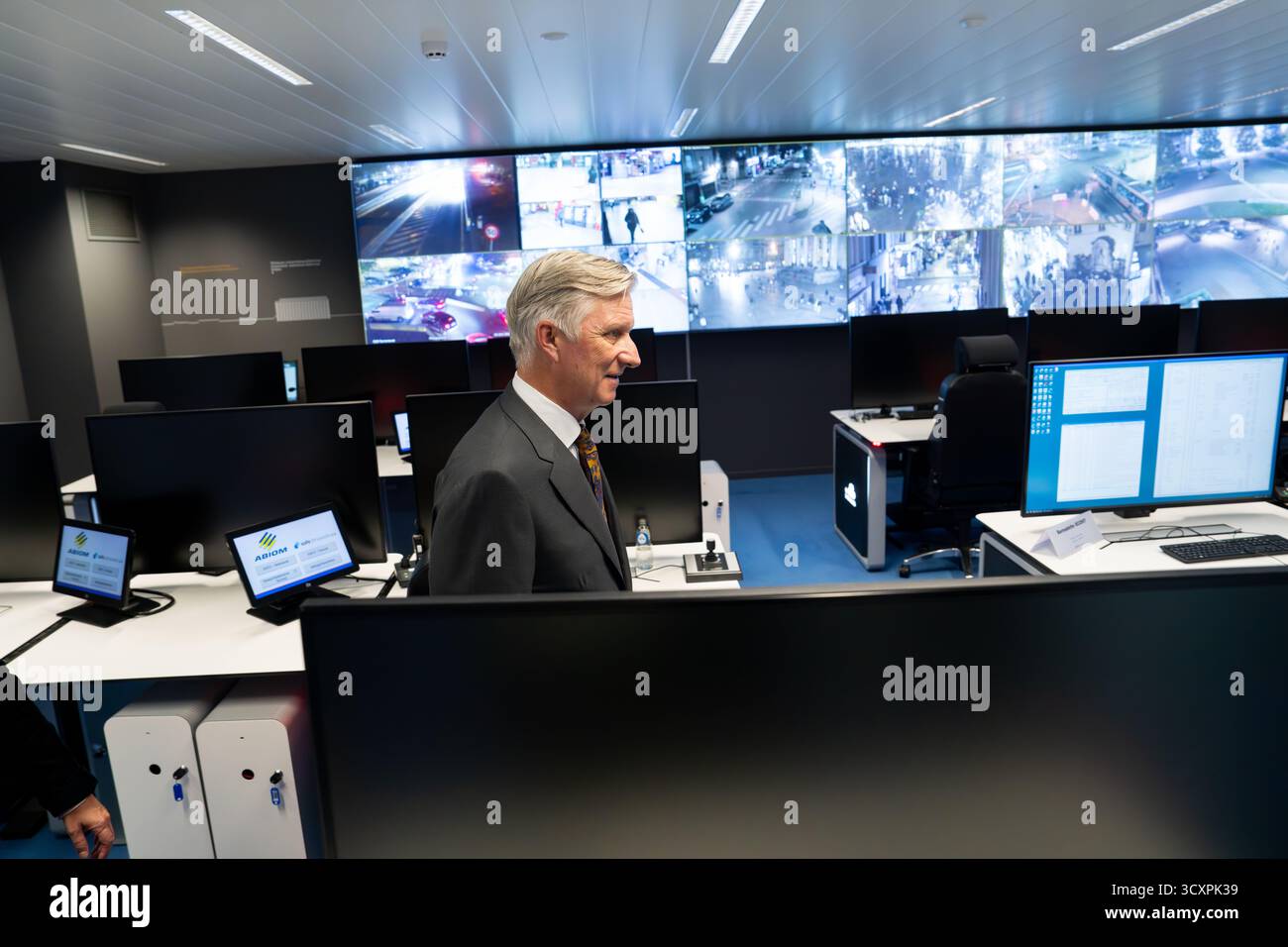 King Philippe - Filip of Belgium pictured during a visit to safe ...