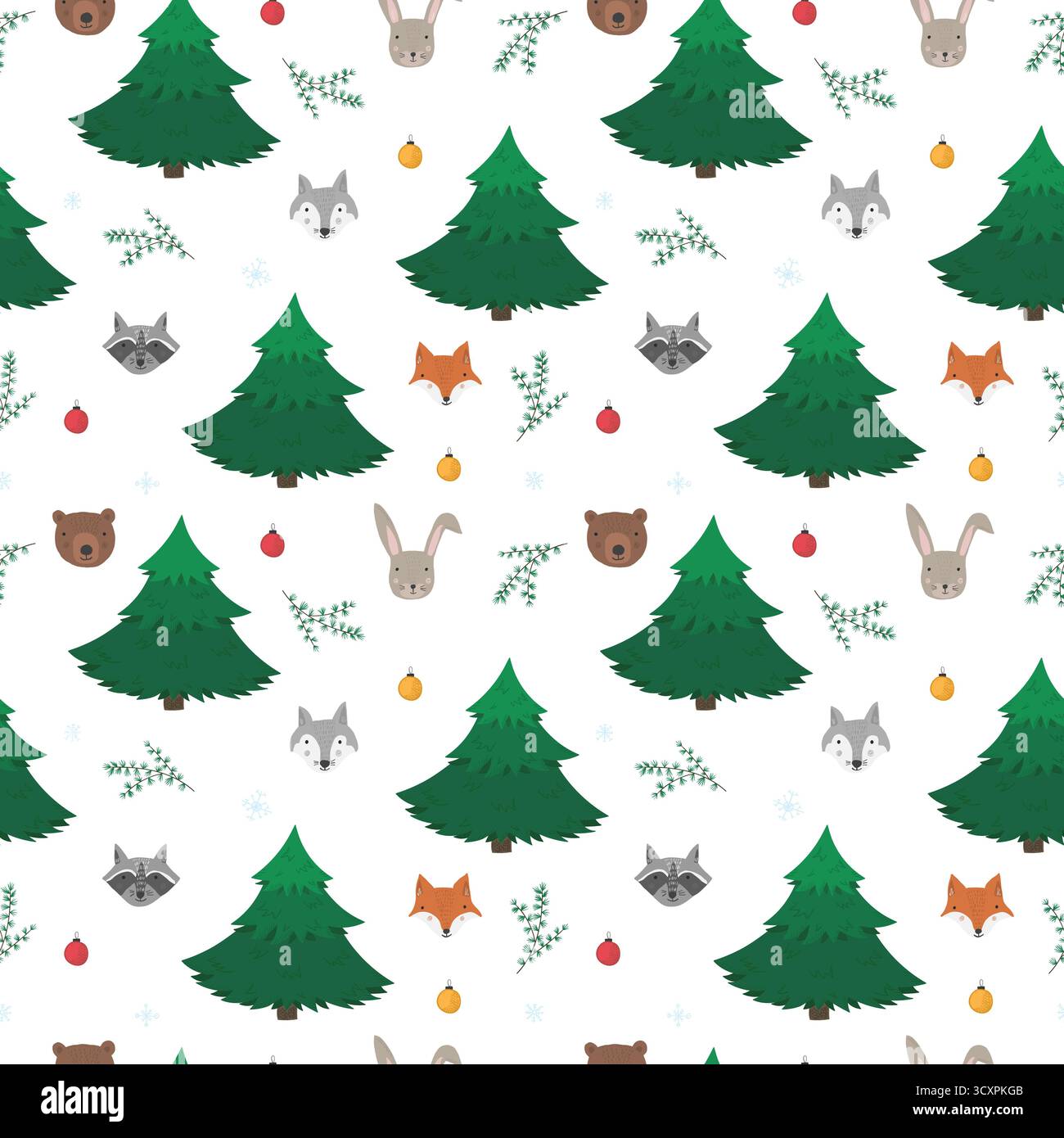 Fox cartoon merry christmas Stock Vector Images - Alamy