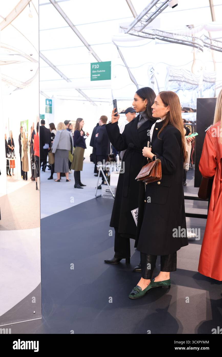 London, Uk, 15th October, 2025. Art enthusiasts attend opening day of ...