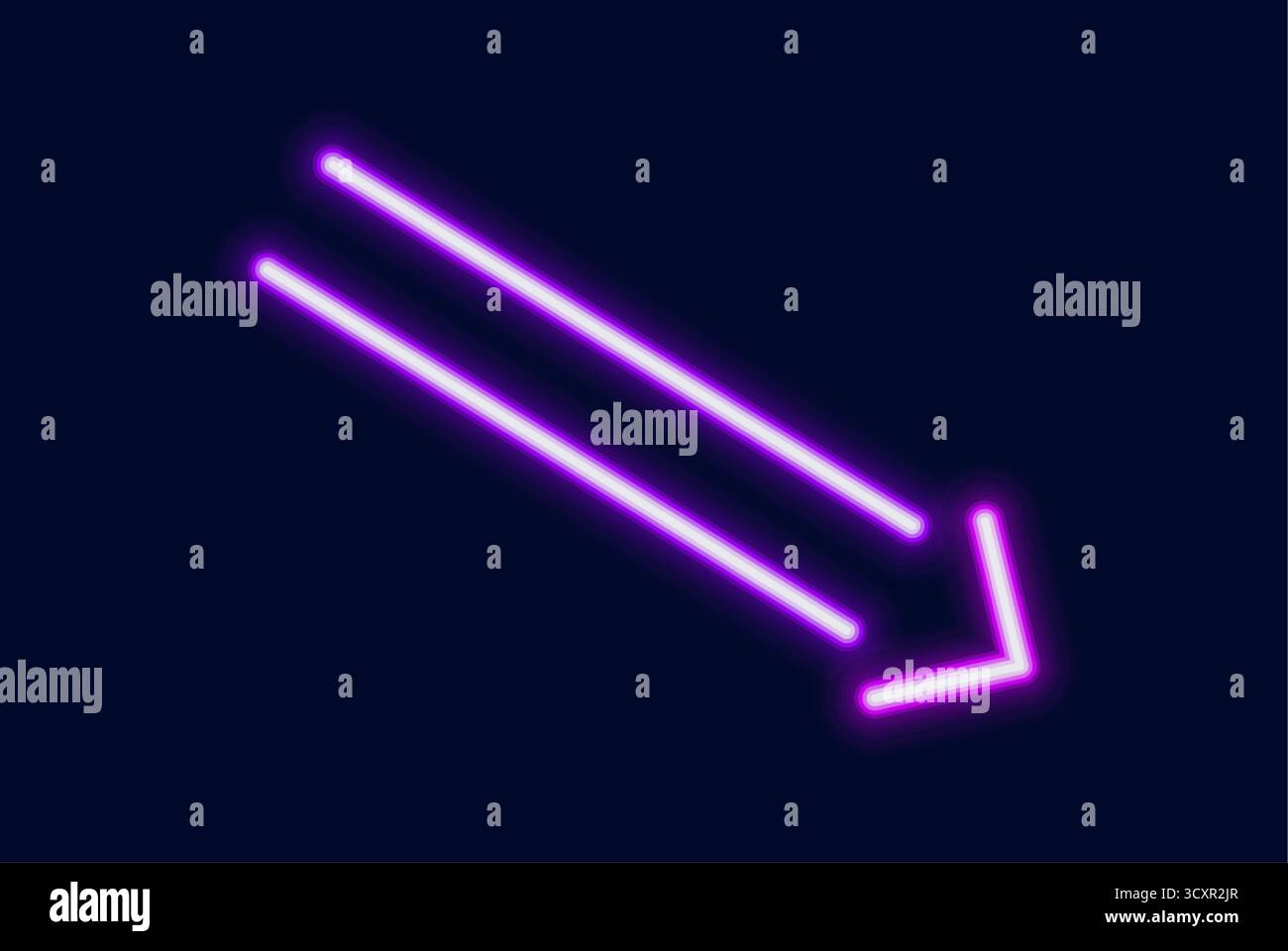 Two glowing neon lines Stock Vector Images - Alamy