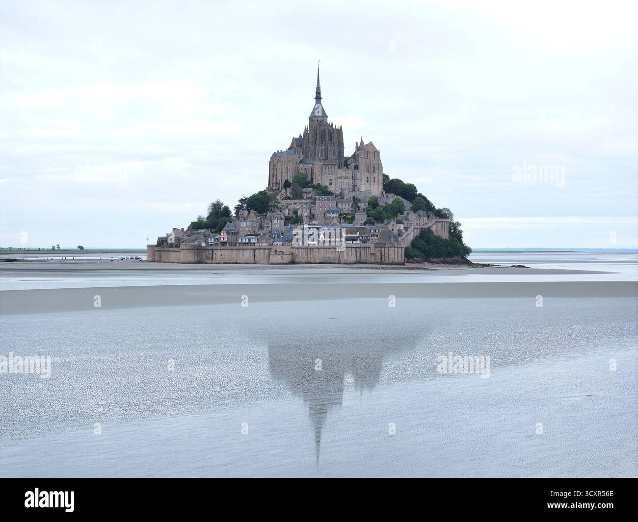 Mont-saint-michel, a historic fortified island abbey and village ...