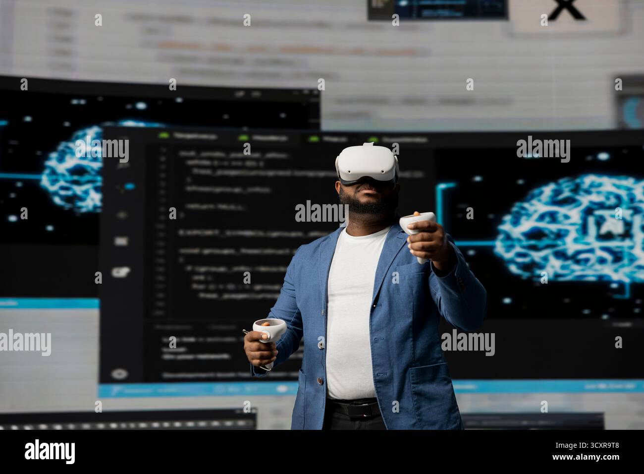 African american programmer engaging in hi-res stock photography and images - Alamy