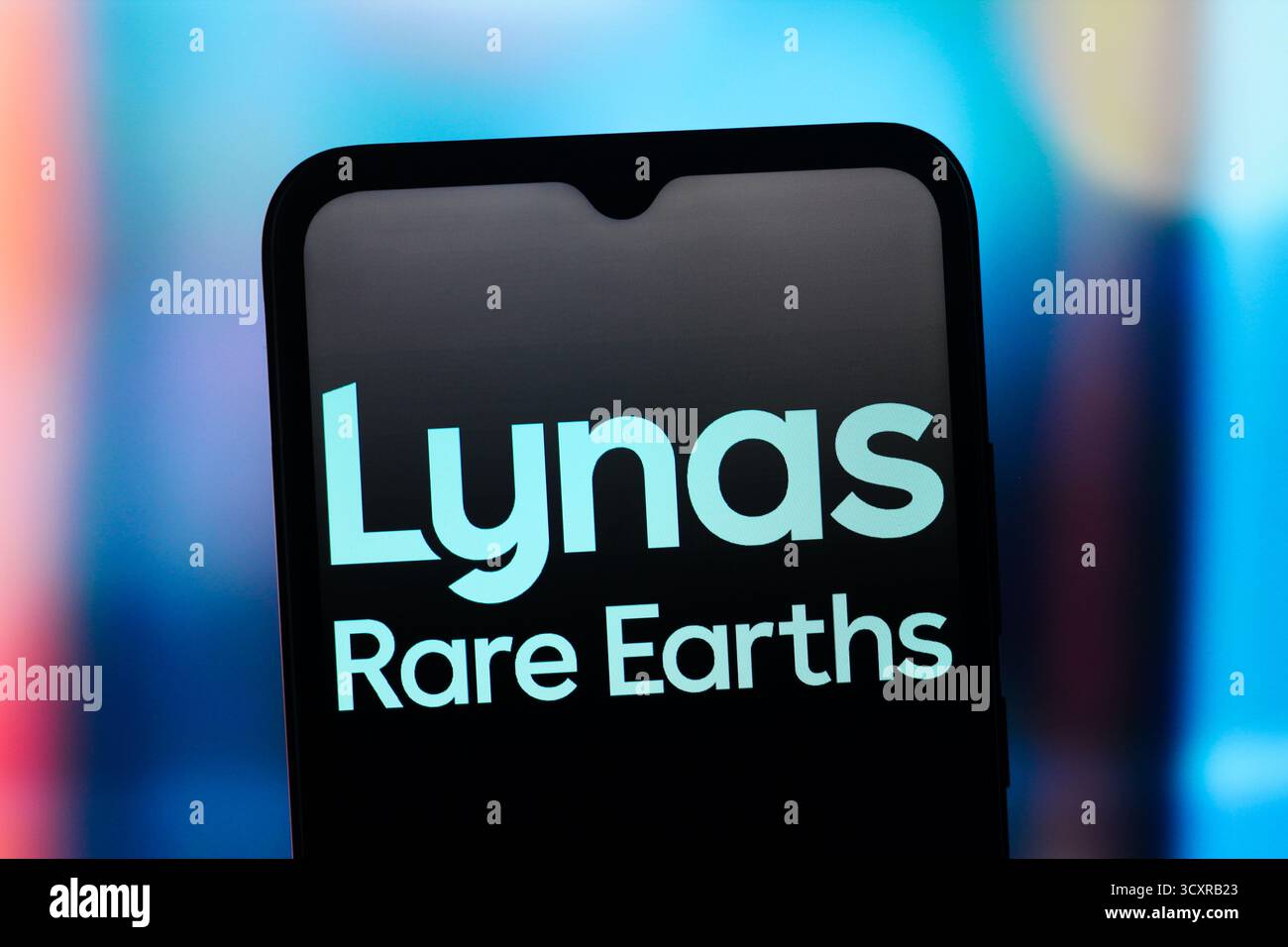 Canada. 15th Oct, 2025. In this photo illustration, the Lynas Rare ...