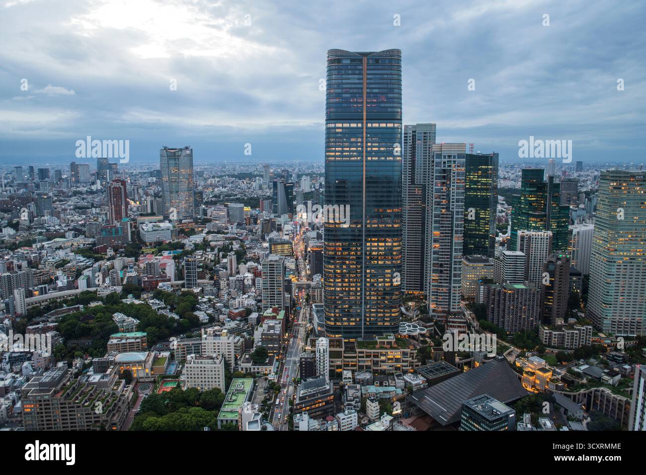 Tokyo: Roppongi district view from the Tokyo Tower. Japan Stock Photo ...