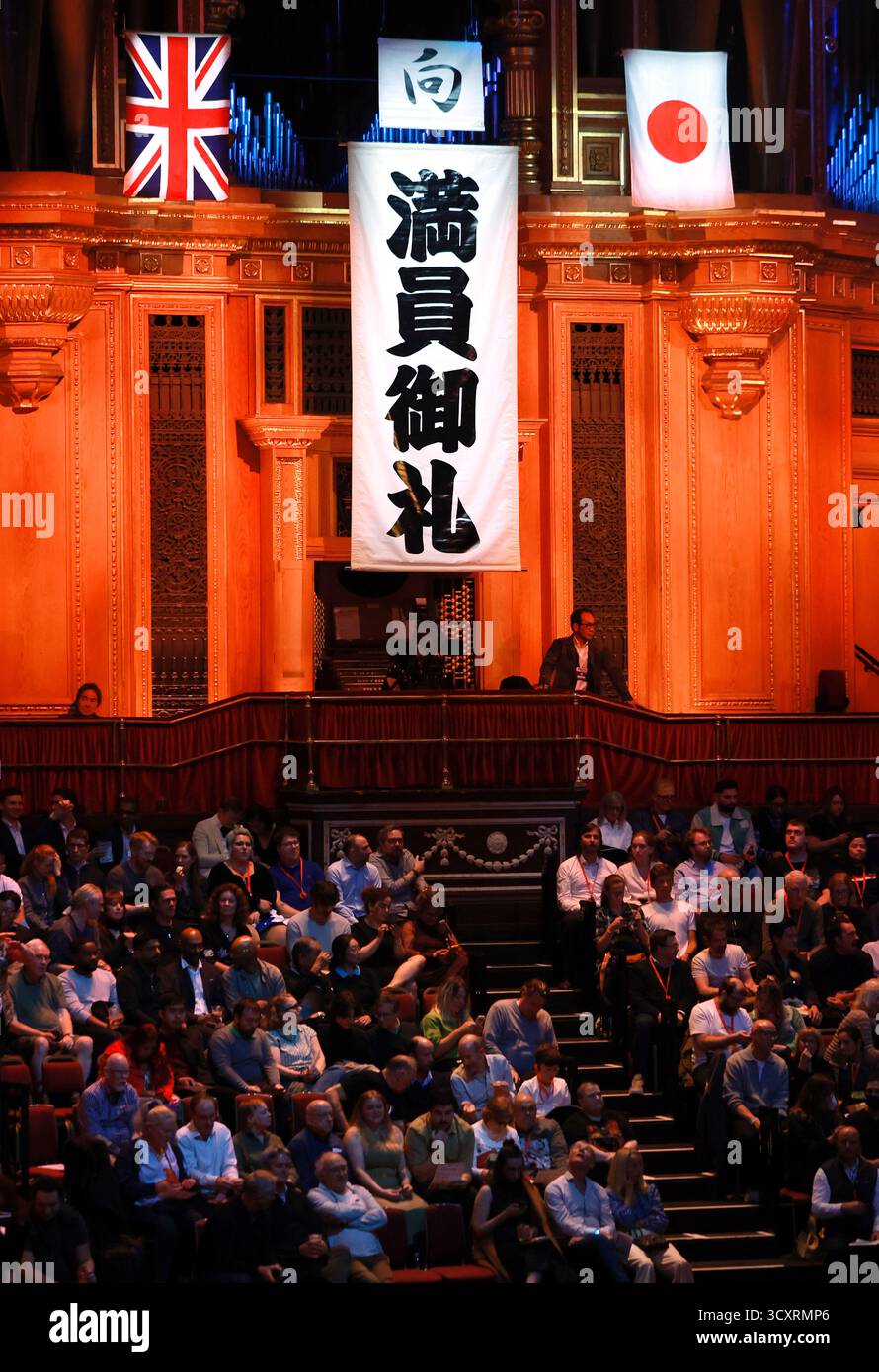 The London Grand Sumo Tournament is held at the Royal Albert Hall in ...