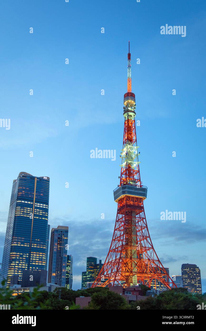 Tokyo Tower. Japan Stock Photo - Alamy