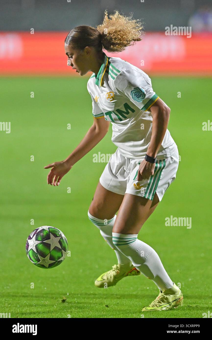 Roma, Lazio. 15th Oct, 2025. Alayah Pilgrim of AS Roma during the Woman ...