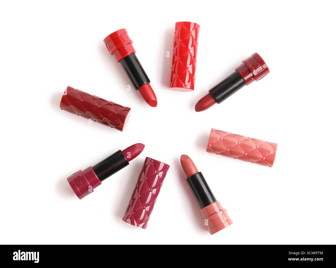 Matte red lipstick Cut Out Stock Images & Pictures - Alamy