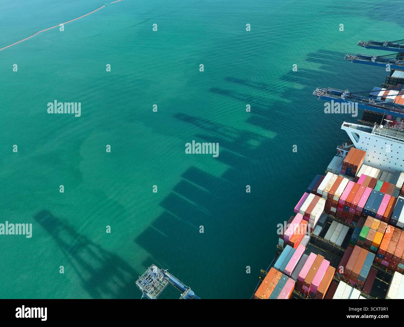Aerial photography of Yantian Port International Container Terminal in ...