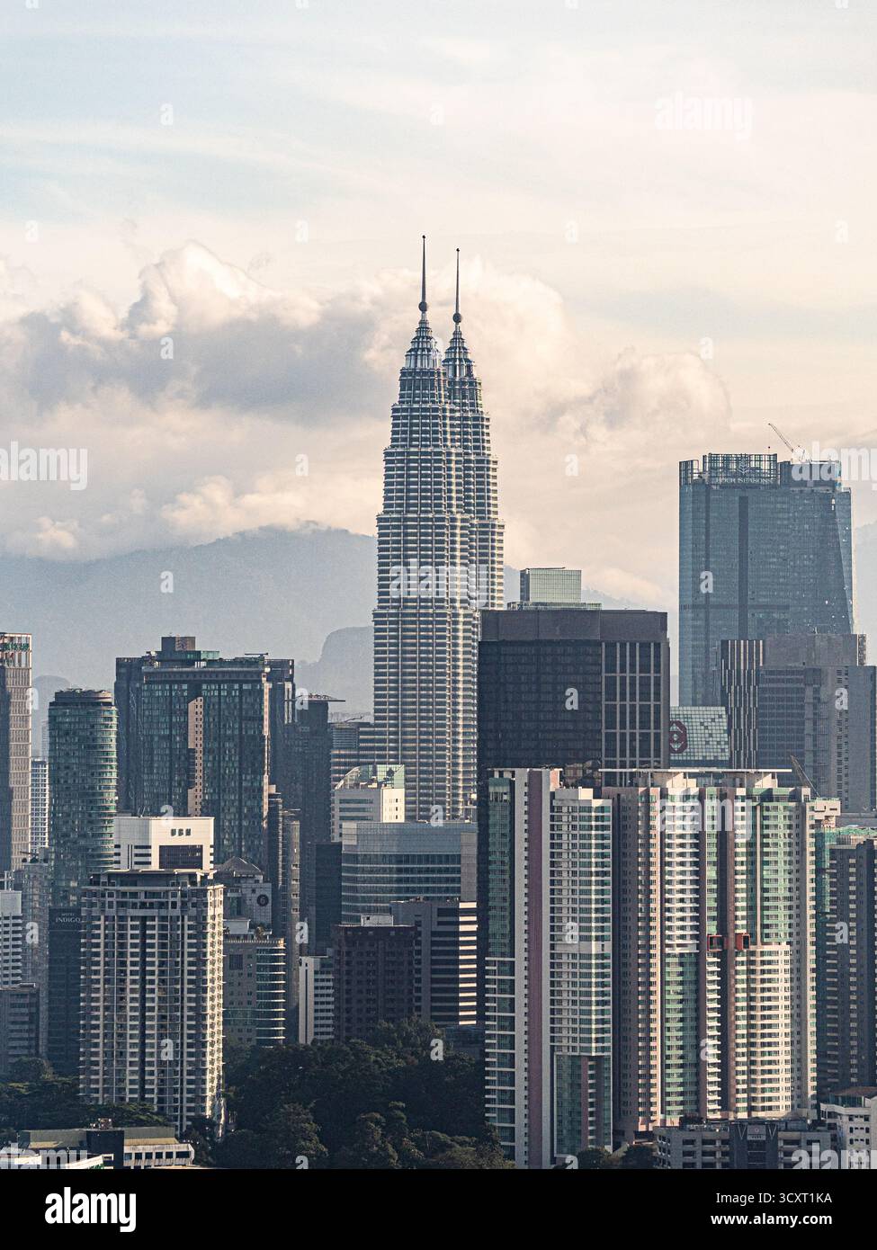 Kuala Lumpur, Malaysia - February 20th 2025 - The Petronas Twin Tower ...