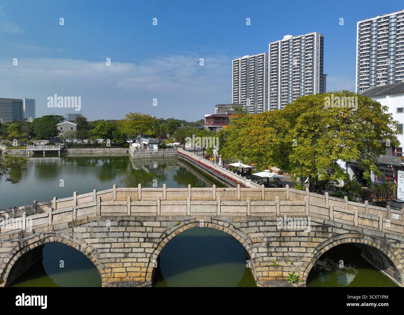 Qingping ancient market film and television town hi-res stock ...