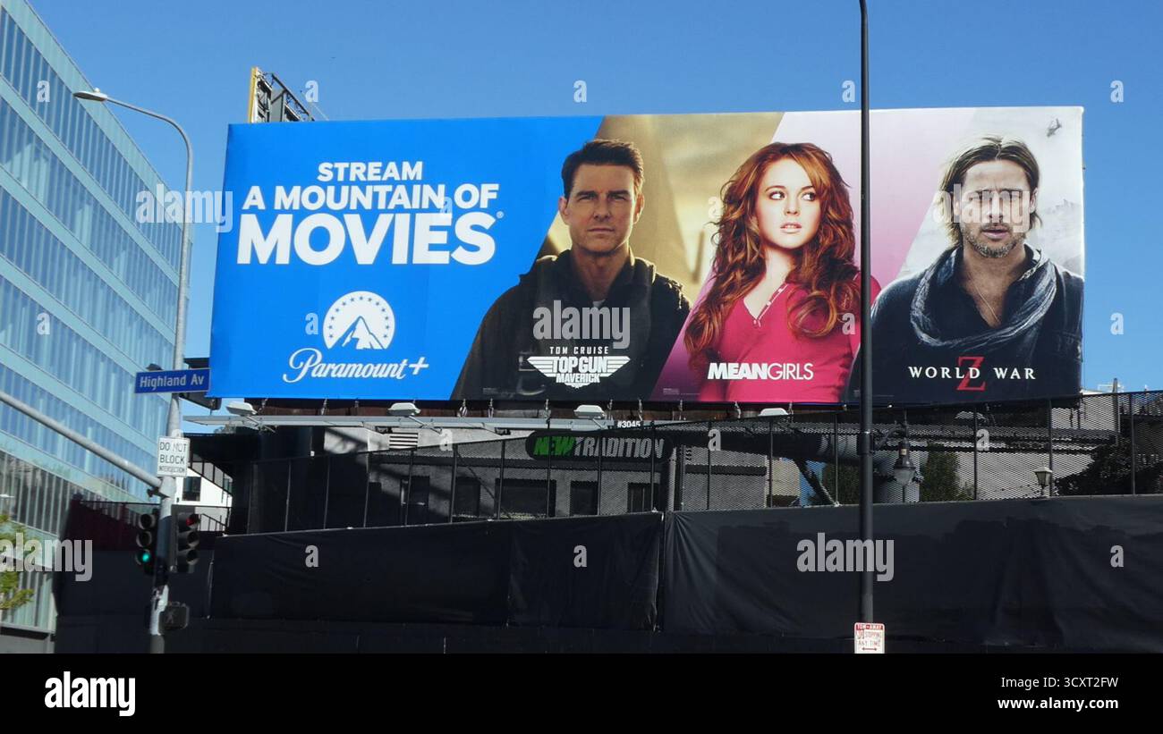 Paramount plus billboard hi-res stock photography and images - Alamy
