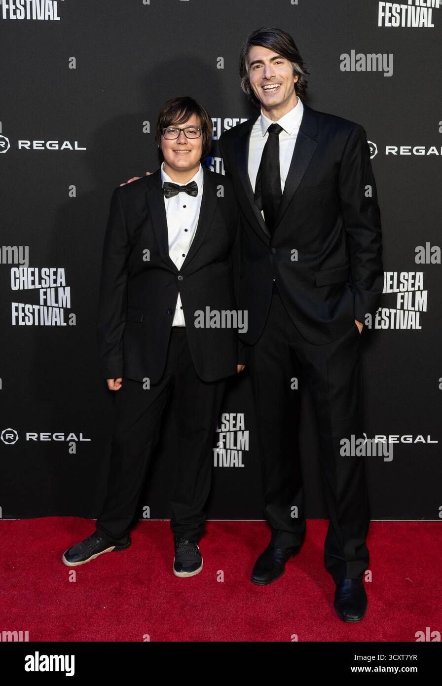 Leo Routh and Brandon Routh attend opening night for Chelsea Film ...