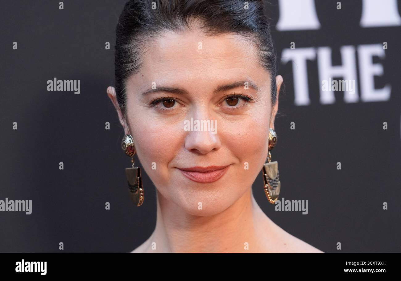 Mary Elizabeth Winstead poses at the premiere of "The Hand That Rocks ...