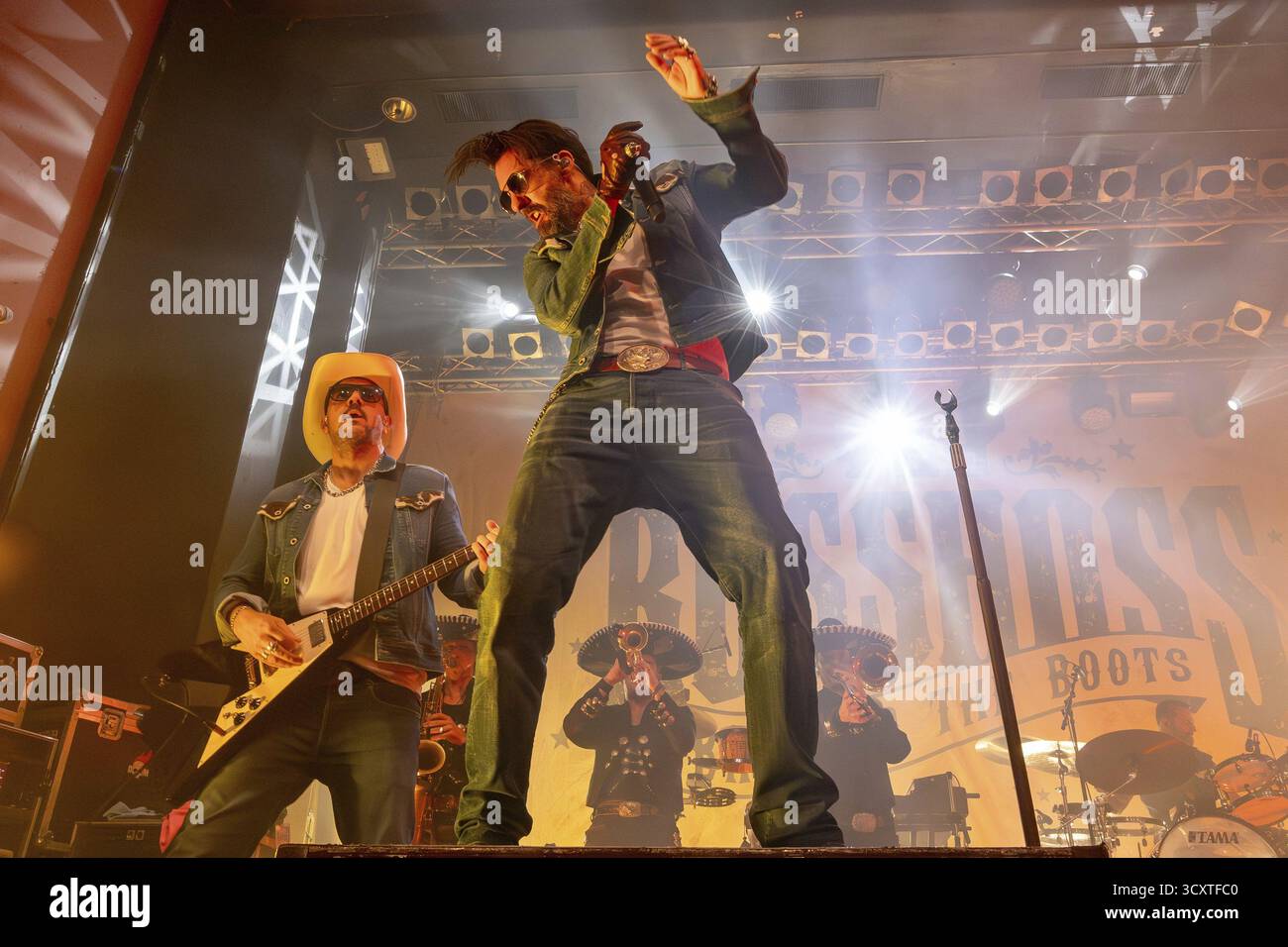 Stefan Buehler (Russ T. Rocket), guitarist, and Alec Voelkel (Boss ...