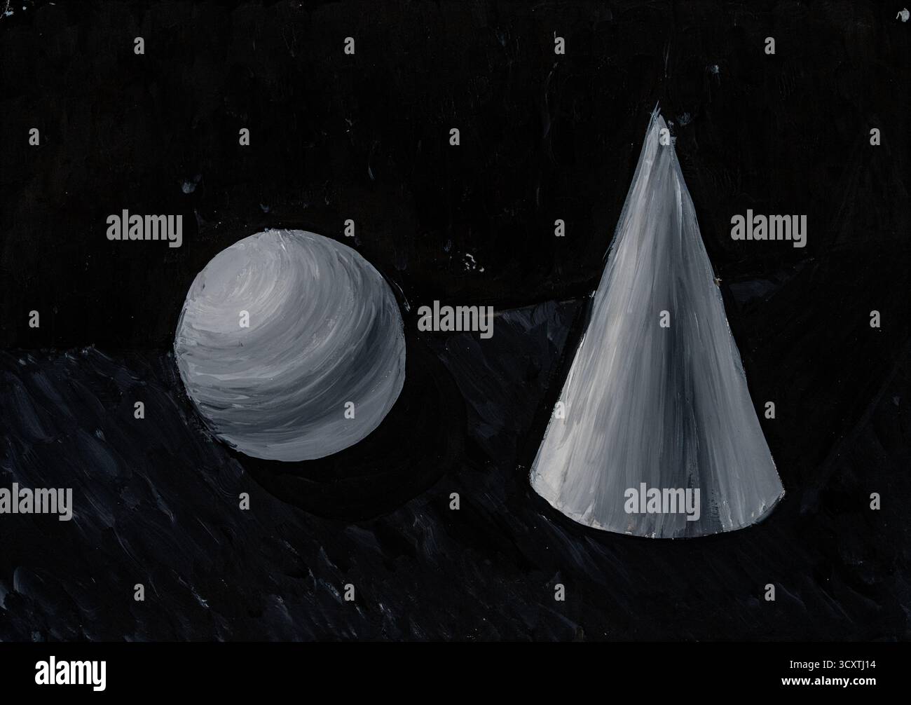 Exploration shapes in monochrome hi-res stock photography and images ...