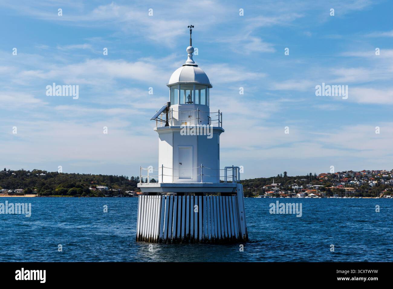 The Western Channel Pile Light (known as the West Wedding Cake due to ...