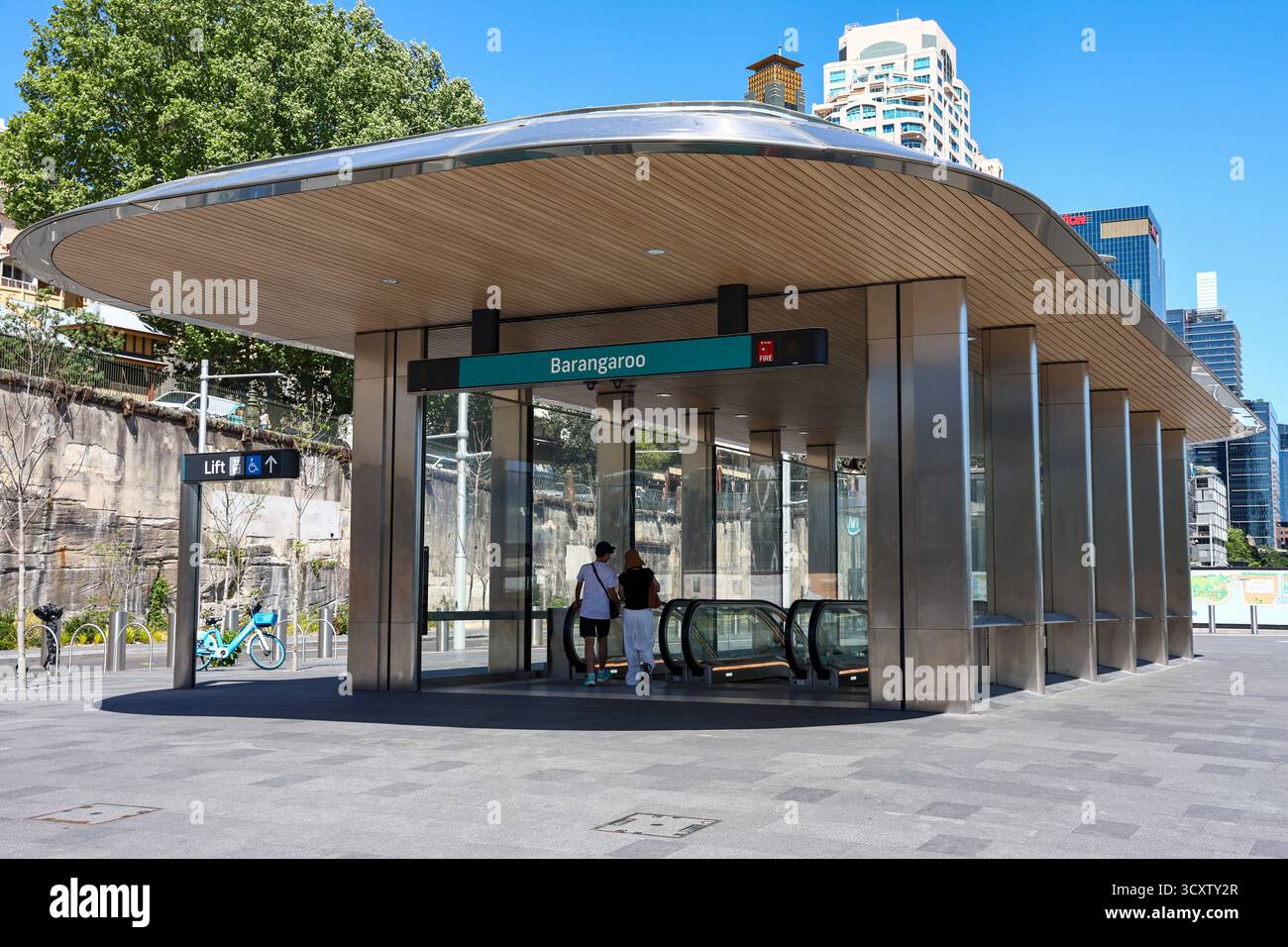 Sydney metro barangaroo station hi-res stock photography and images - Alamy