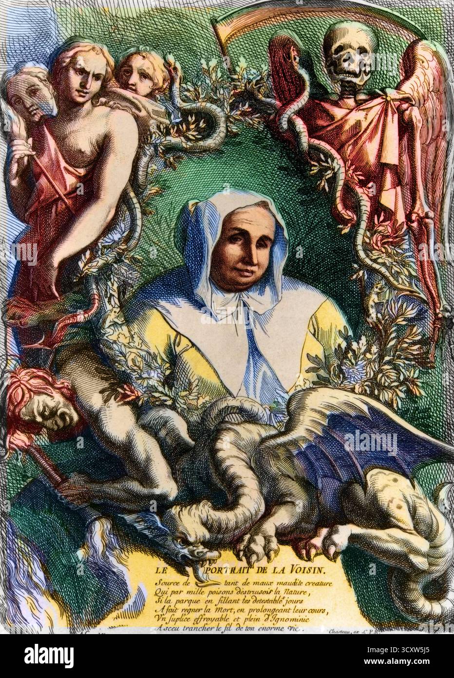 Catherine Monvoisin with the Three Fates and Death - Affaire des ...