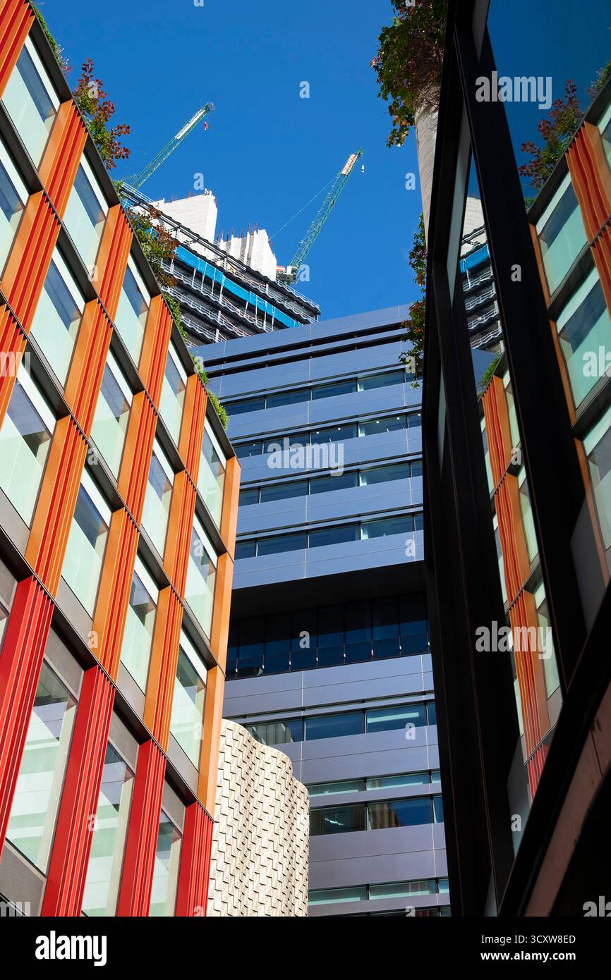 1 Broadgate and Broadgate Circle buildings modern architecture view ...