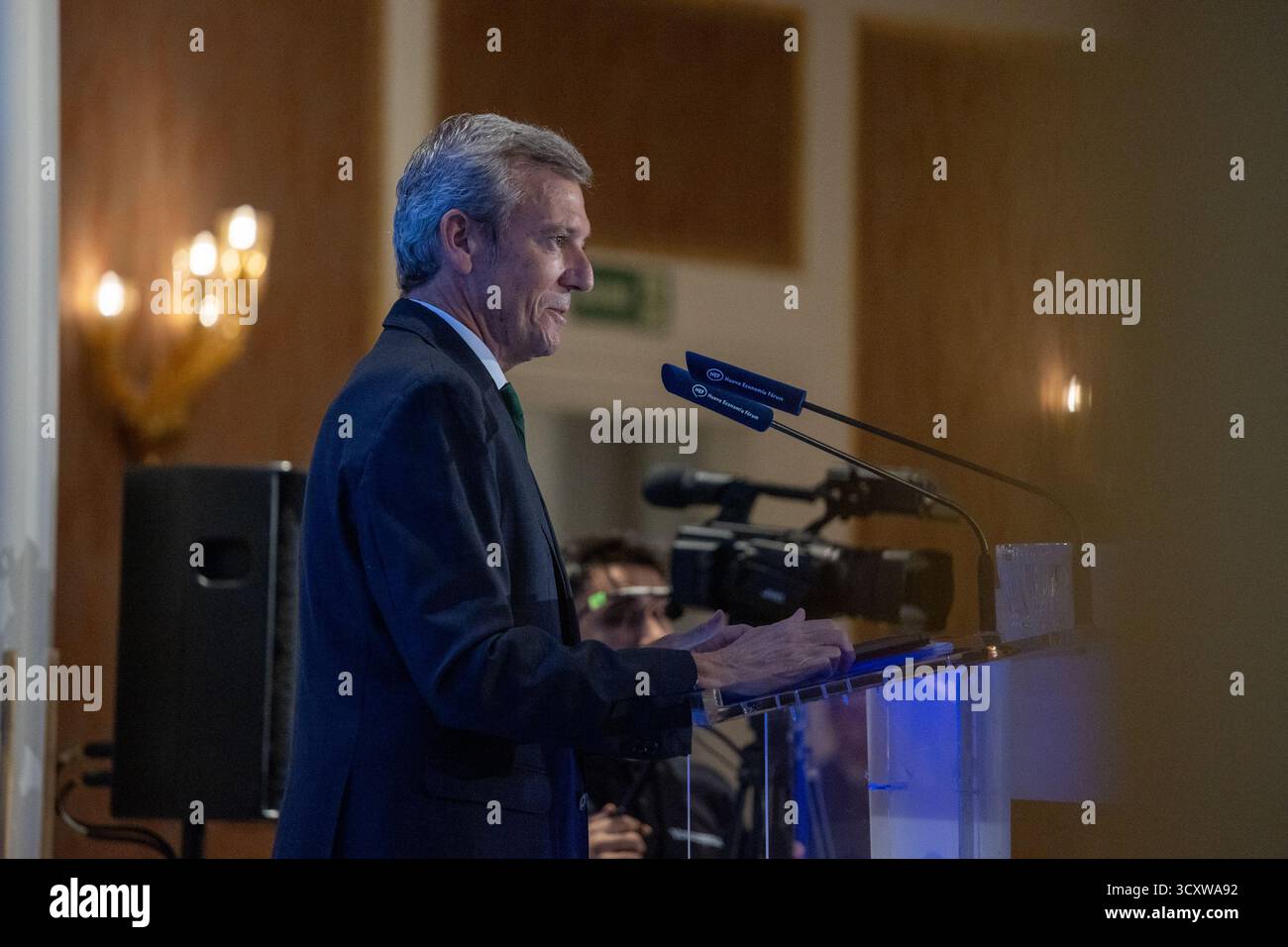 Madrid, Spain. 16th Oct, 2025. Alfonso Rueda Valenzuela, President of ...