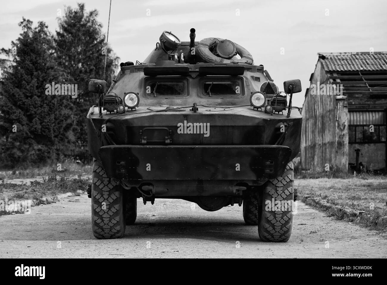 Patrol tank Black and White Stock Photos & Images - Alamy