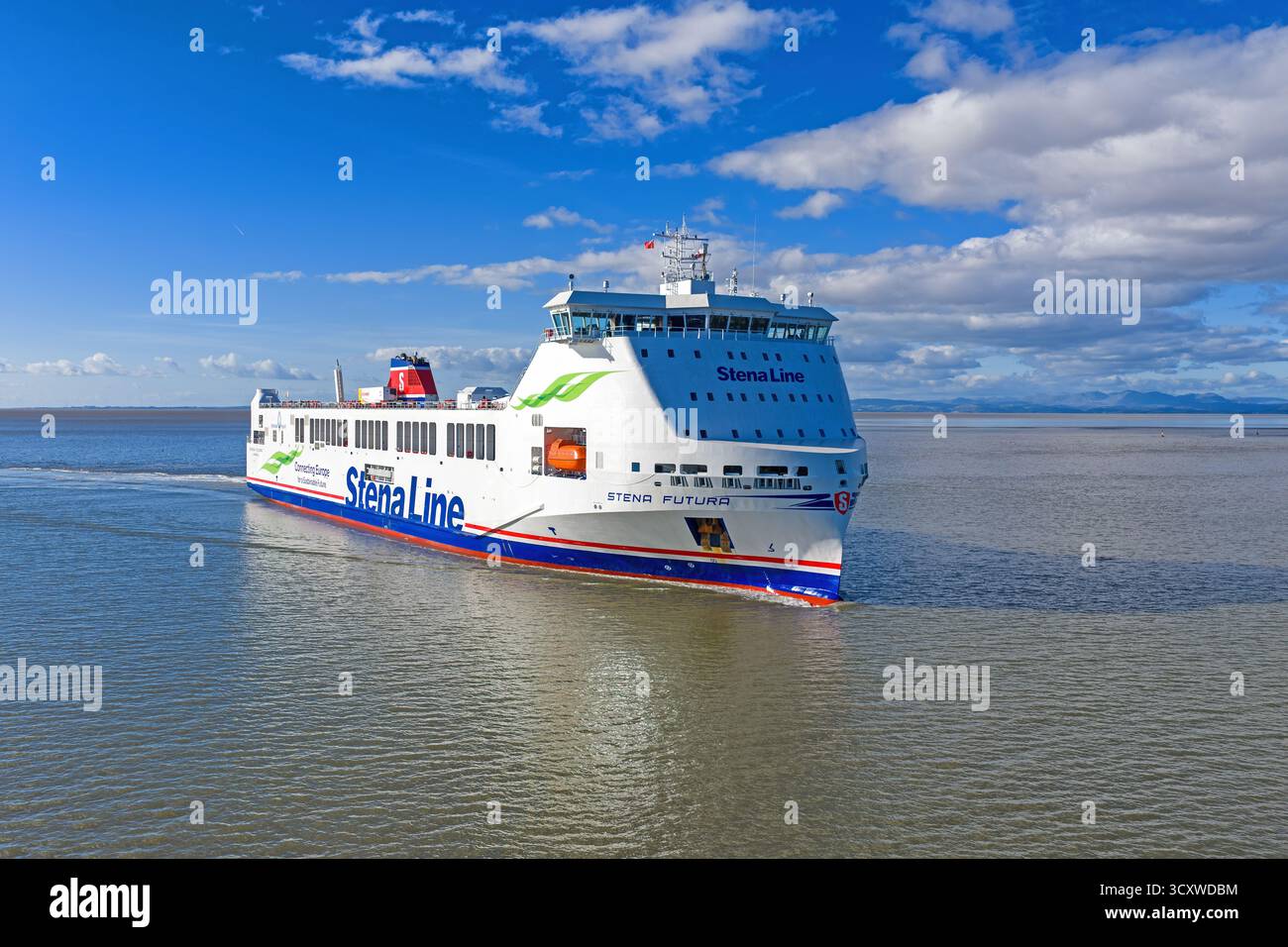 The NewMax class RoRo ferry Stena Futura, operated by Stena Line ...