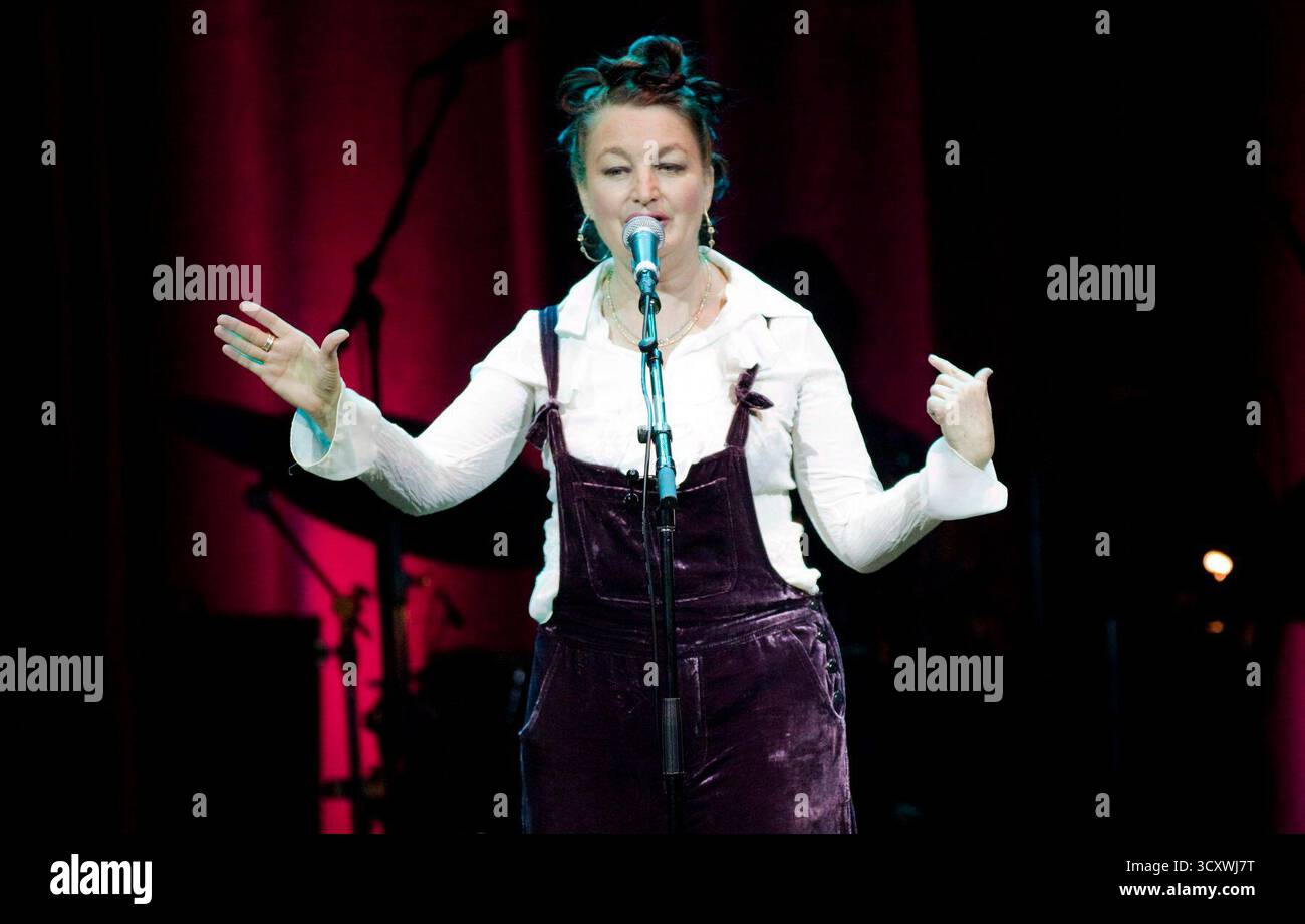 Jane Siberry performs the song NACL during a concert tribute to the ...