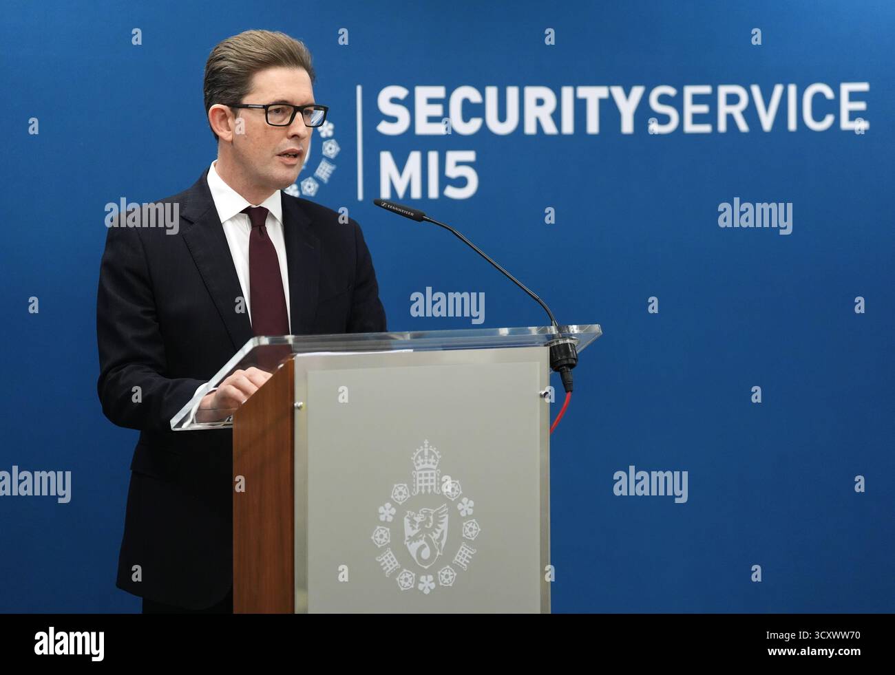 EMBARGOED TO 1300 THURSDAY OCTOBER 16 Director General of MI5 Sir Ken ...