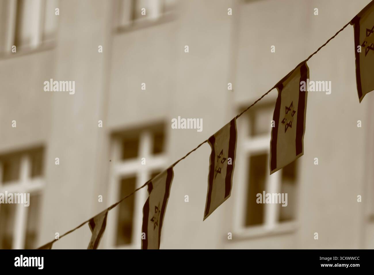 String of israeli flags hi-res stock photography and images - Alamy