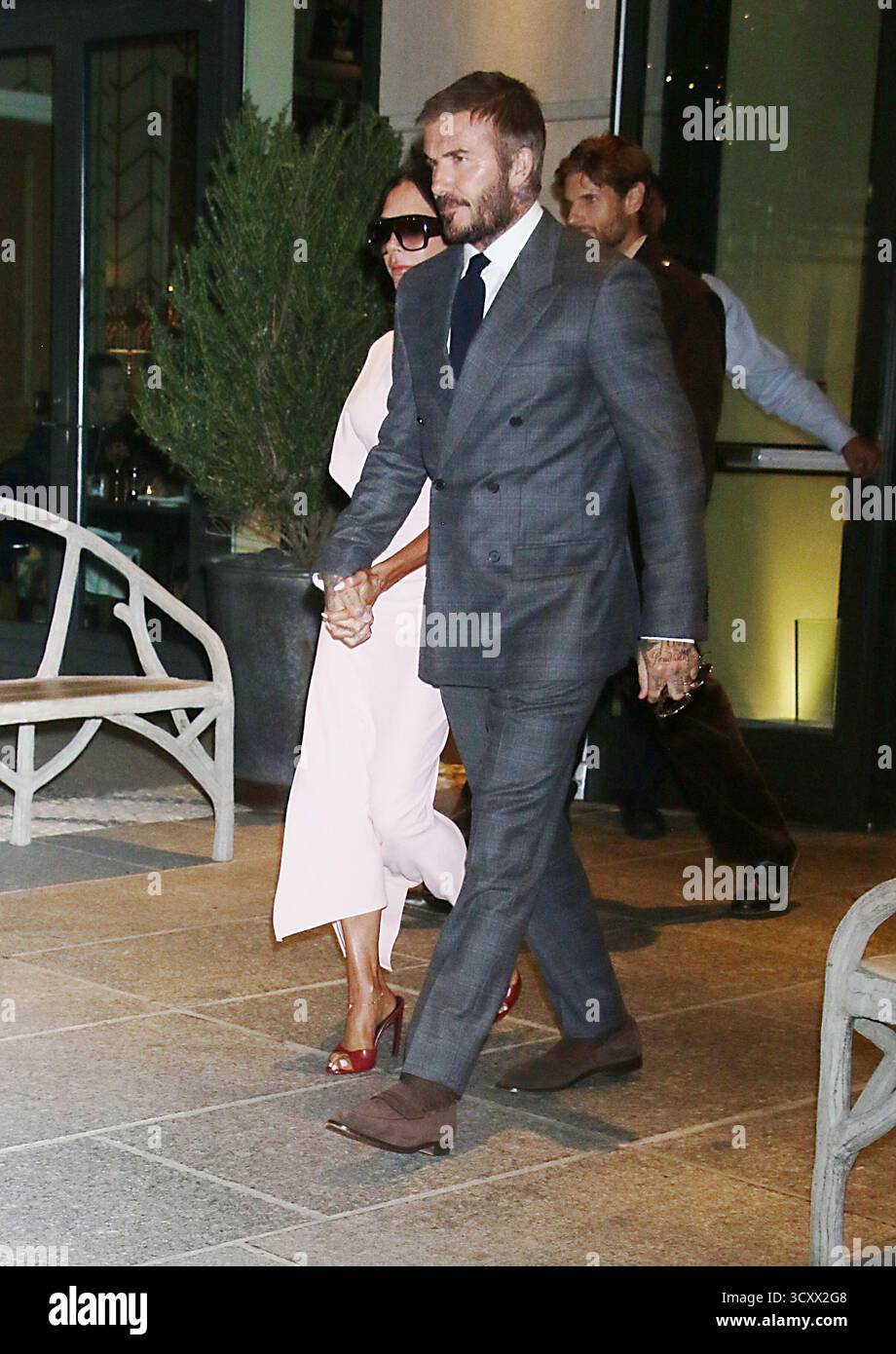 October 15, 2025 Victoria Beckman and David Beckman attend Vogue ...