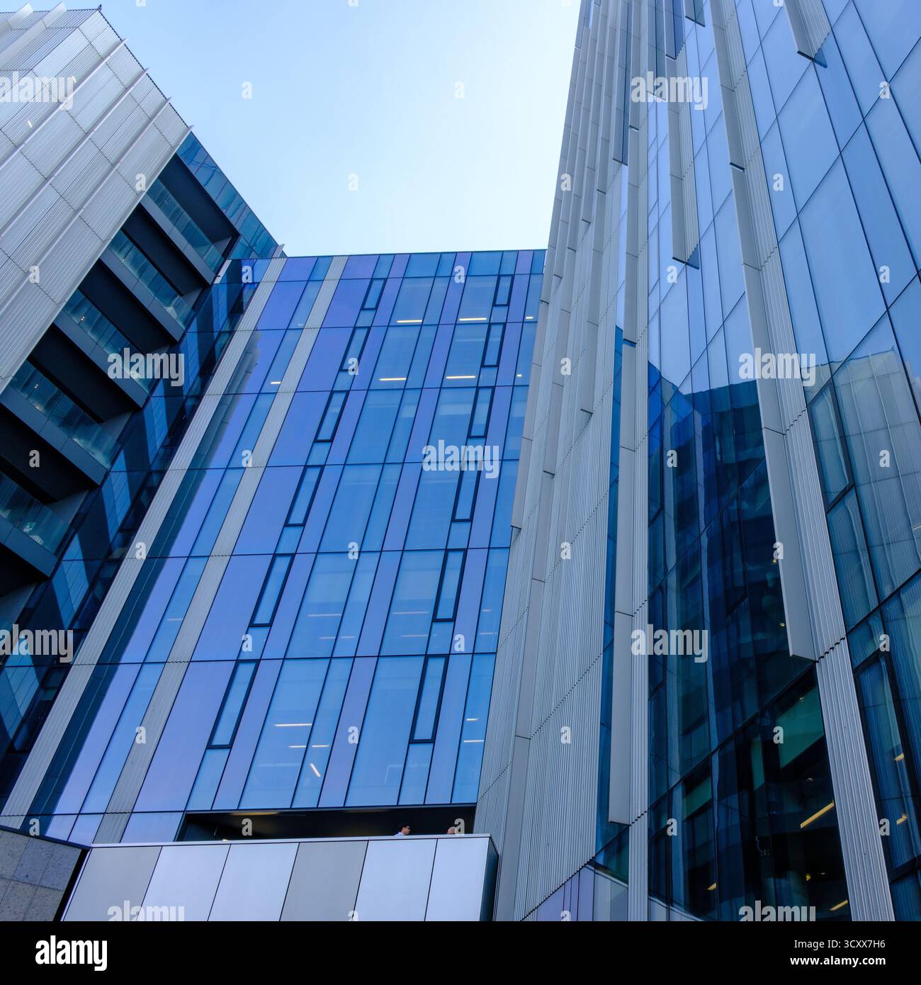 Modern office building along via Gattamelata in Milan, Lombardy, Italy ...