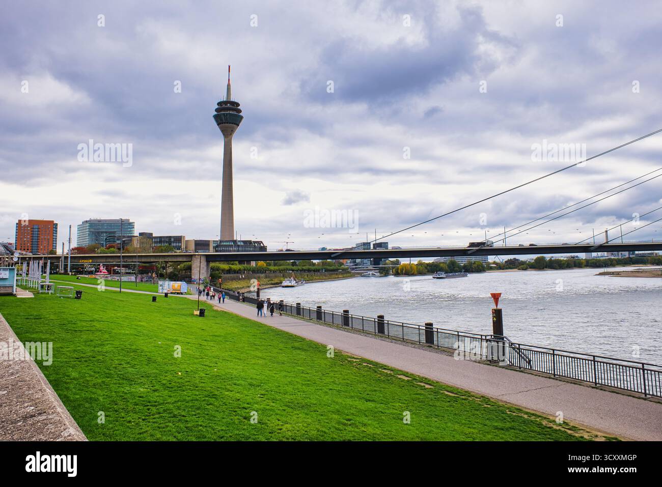 Scenic rhine river promenade hi-res stock photography and images - Alamy