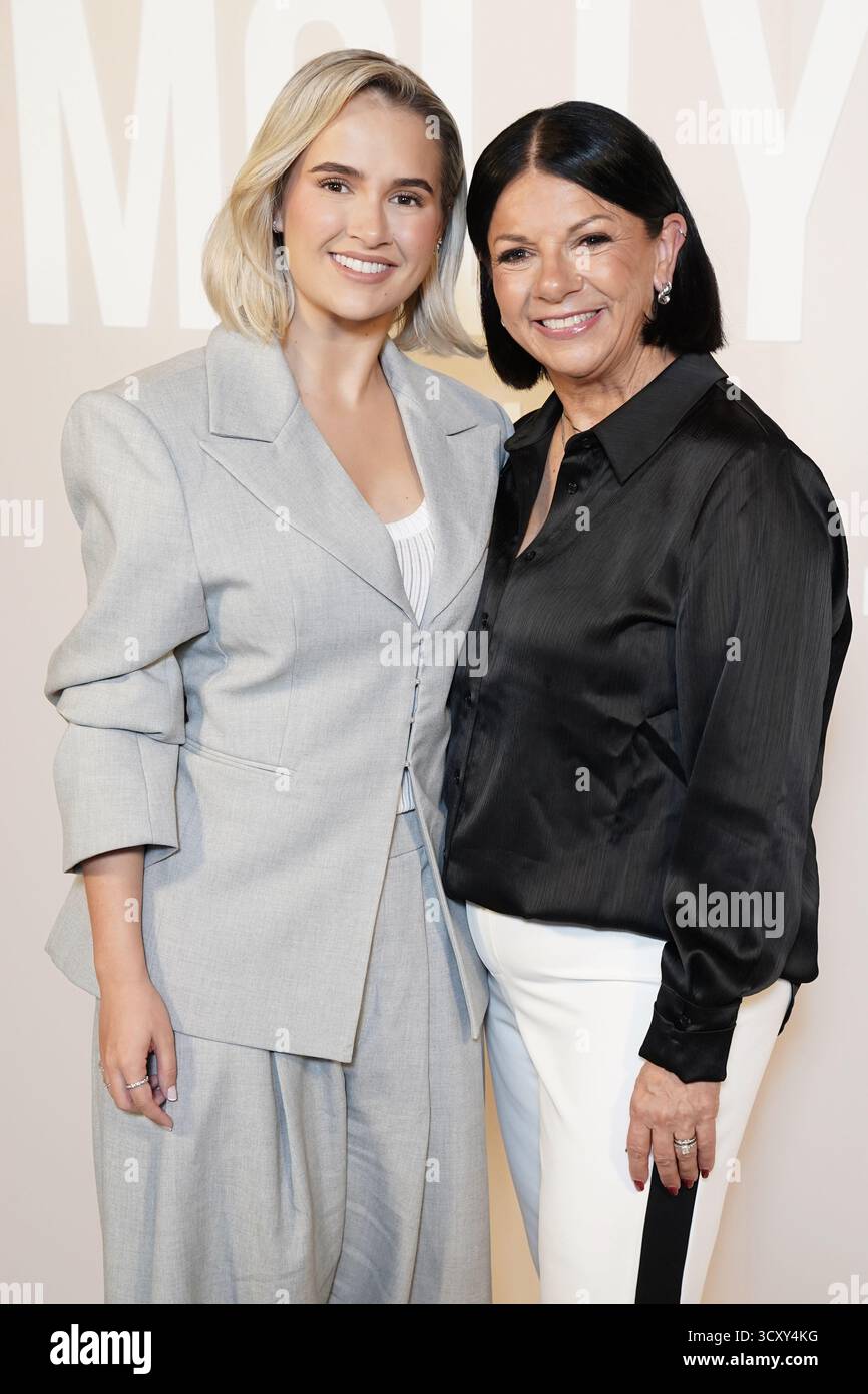 Molly-Mae Hague (left) and her mother Debbie Gordon attending the ...