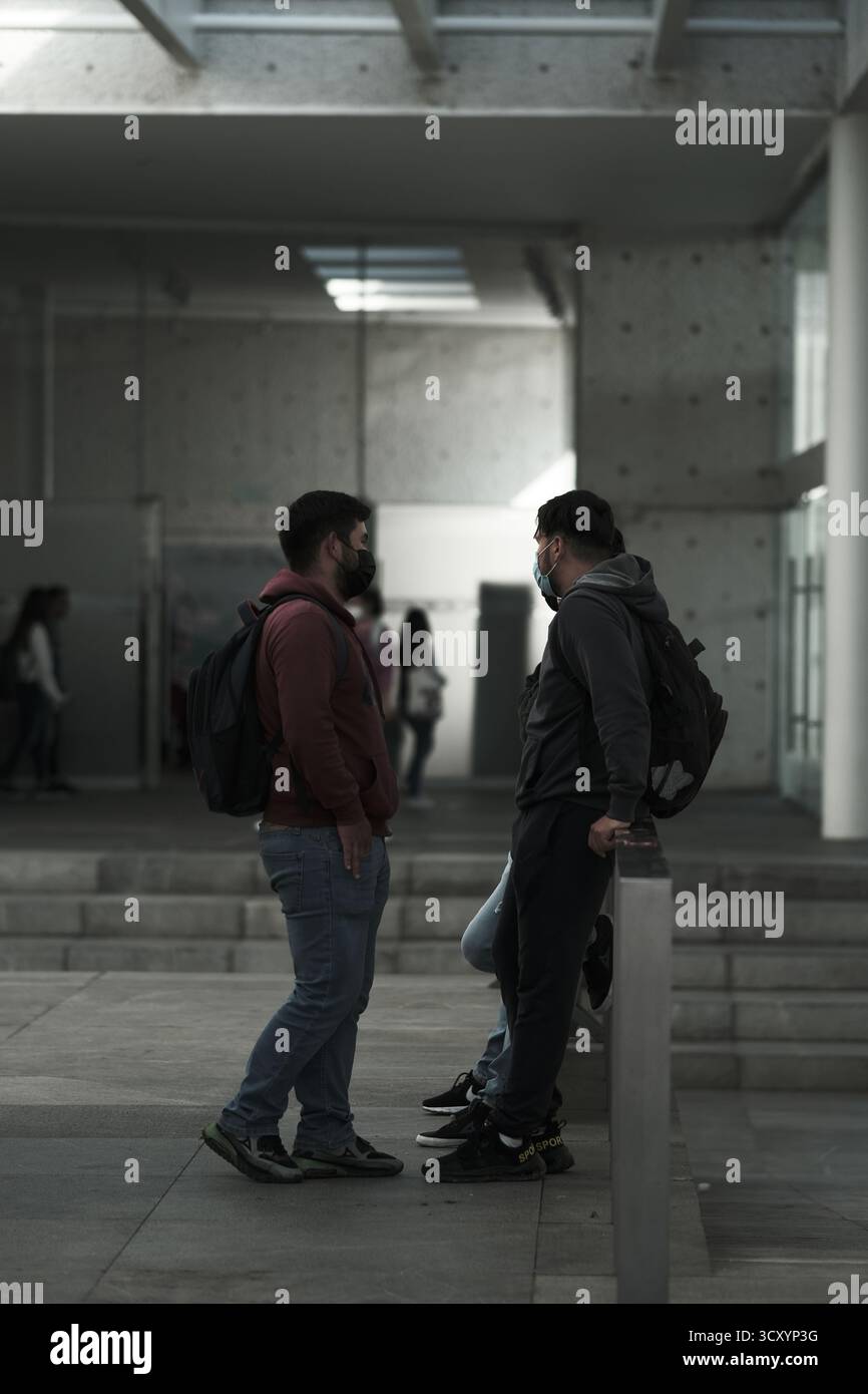 People within architectural spaces. Use of built structures Stock Photo ...