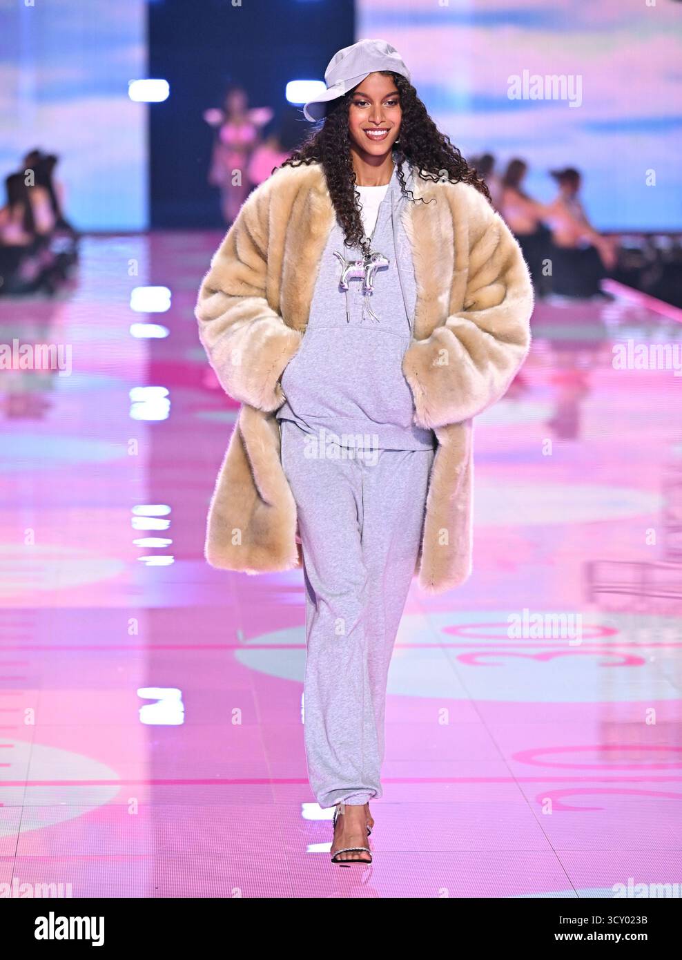 Luna Yohannan walks the runway during the Victoria's Secret Fashion ...