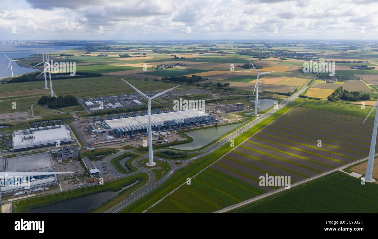 expansion of the data center in Eemshaven, Groningen, The Netherlands ...